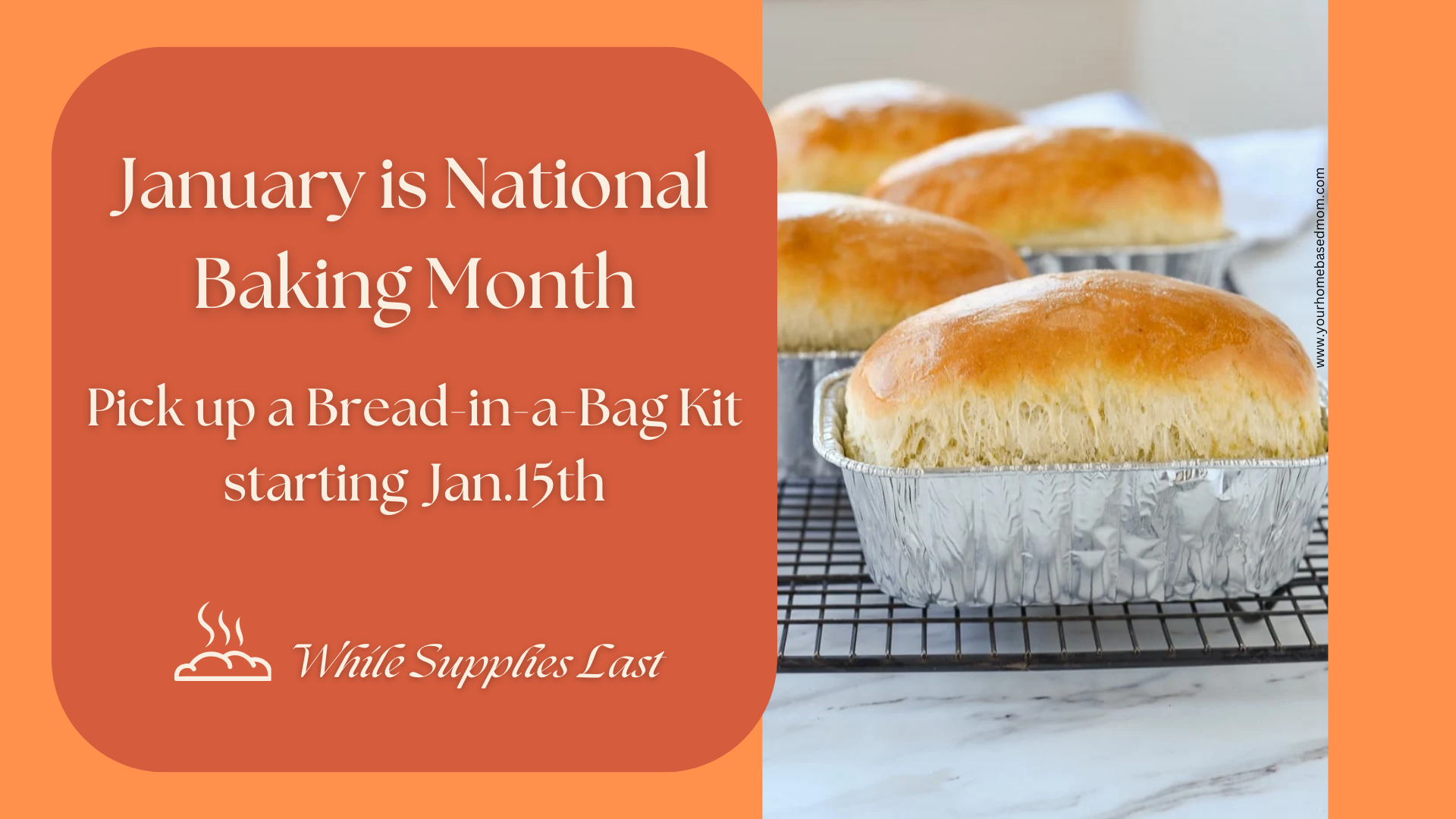 Bread-in-a-Bag Kits Available In the Library – Hortonville Public Library